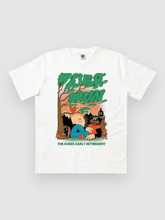 THE DUDES Evergreen Seasonal T-Shirt blanc