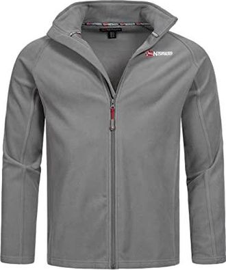 Geographical Norway Tug Men Full Zip - Polaire Fine Homme Chaude Fermure Zip - Veste Automne Hiver Printemps Chaud Hommes - Longues Manches Pull Fourrure Doux Confort Out