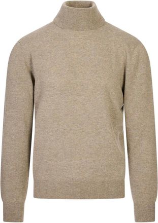 Agnona Homme, Pulls, Beige, Taille: L Dolcevita Manica Lunga