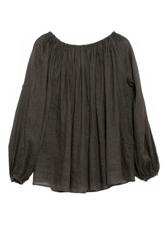 Bambah Petra Bluse - Grau