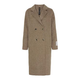 Notyz Langer Mantel aus Alpakawolle - - Coats - Damen - Braun - M