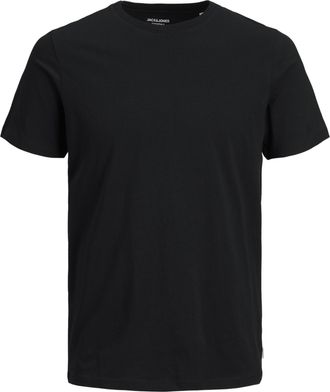 Jack & Jones Jack & Jones Plus Herren Jjeorganic Basic Tee O-Hals Noos Ps T Shirt, Black/, 4XL Große Größen EU