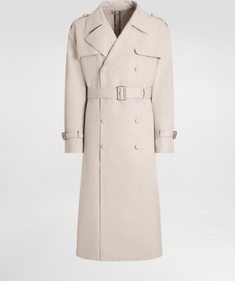 Dolce & Gabbana Double-breasted Trench Coat - Mann M&auml;ntel Und Jacken Beige 48