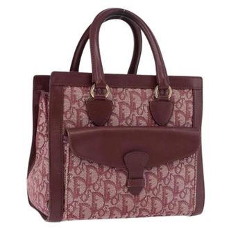 Dior Pre-owned Trotter Canvas Hand Bag - - Pre-owned - Damen - Rot - ONE SIZE