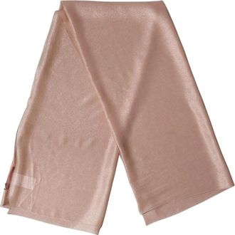 Dolce & Gabbana Femme, Accessoires, Rose, Taille: ONE Size Foulard en Soie Ch&acirc;le &Eacute;charpe