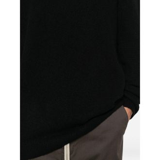 Rick Owens Kwsf Hooded Sweater - Black