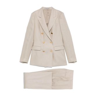 Tagliatore Kleider Taubengrau - - Suits - Damen - Grau - 4XL