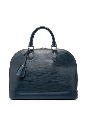 Louis Vuitton 2013 Epi Alma PM Handtasche - Blau