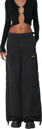 Heron Preston Damen, Hosen, Schwarzk, MGr&ouml;&szlig;e