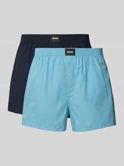 HUGO BOSS Regular Fit Trunks in Premiumqualit&auml;t im 2er-Pack