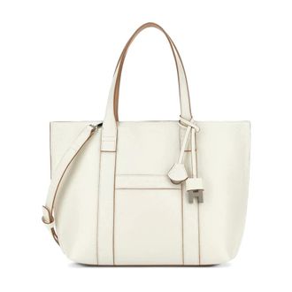 Hogan Femme, Sacs, Beige, Taille: ONE Size Small Script Shopping Bag