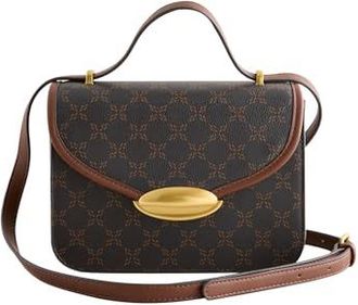 Next Femme Sac &agrave; bandouli&egrave;re structur&eacute; Brown Black/White one size