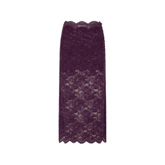 Paco Rabanne Layered Midi Skirt - - Skirts - Damen - Lila - S