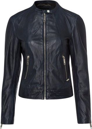 Maze Lederjacke mit im klassischen Look, mit formgebenden Nähten