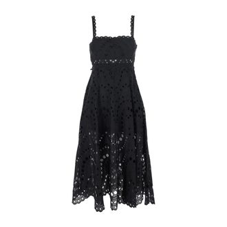 Charo Ruiz Ibiza Glimmer Maxi Kleid - - Dresses - Damen - Schwarzk - L