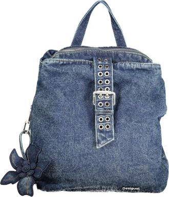 Desigual Femme, Sacs, Bleu, Taille: ONE Size Curio Denim Sumy Mini Backpack