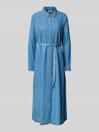 Mbym Jeanskleid mit Bindeg&uuml;rtel Modell Sicca