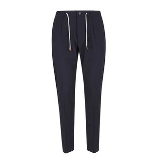 Eleventy Stretch-Wollhose - - Trousers - Herren - Blau - W33