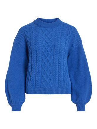 Vila VICHINTI O-Neck Cable Knit TOP-NOOS