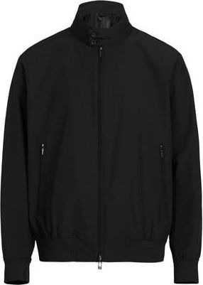 A|X Armani Exchange Blouson droit &agrave; col montant