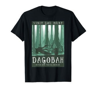 Star Wars Visit You Must Dagobah Silhouette Poster T-Shirt