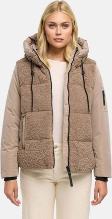 Marikoo Winterjacke Elidee Winterjacke mit Kapuze und praktischen Rei&szlig;verschlusstaschen