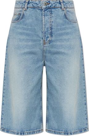 Ami Homme, Shorts, Bleu, Taille: W34 Bermuda Large Fit