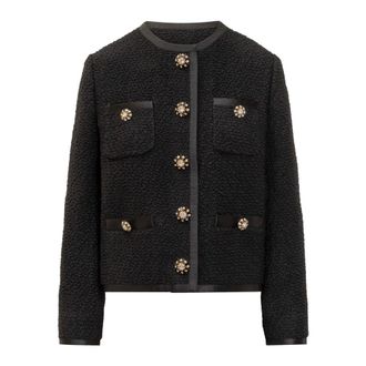 Dolce & Gabbana Damen, Jacken, Schwarzk, LGr&ouml;&szlig;e