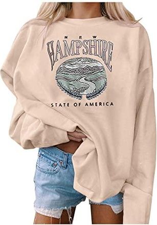 Generic Vestes pour femmes 2026 Chemisier pour femme Pull Chemise tendance, beige, XL