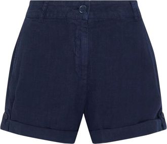 Vilebrequin Femme, Shorts, Bleu, Taille: 40 FR Lee Linen Bermuda Shorts