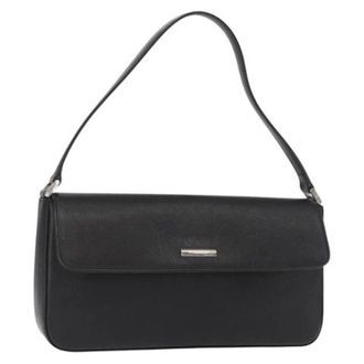 Burberry Pre-owned Leder Schultertasche - - Pre-owned - Damen - Schwarzk - ONE SIZE