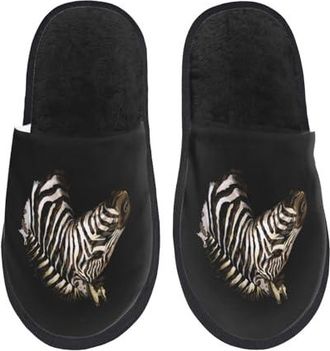 Generic Pantoufle Portrait De T&ecirc;te De Z&egrave;bre Slippers L&eacute;g&egrave;res Antid&eacute;rapants Chausson Pour Ext&eacute;rieur Int&eacute;rieur Chambre L
