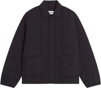 Maison Kitsun&eacute; Homme, Vestes, Noir, Taille: S Blouson Matelass&eacute;