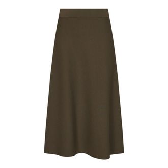 Max Mara Rock aus Viskosegarn - - Skirts - Damen - Gr&uuml;n - M