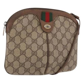 Gucci Sac bandouli&egrave;re vintage doccasion - Femme - Pre-owned - Beige - Taille: ONE Size
