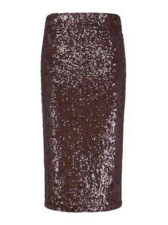 P.A.R.O.S.H. P. A.R. O.S. H. Jupe Midi - Marron
