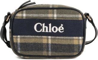 Chlo&eacute; Femme, Sacs, Vert, Taille: ONE Size Sac bandouli&egrave;re Logo