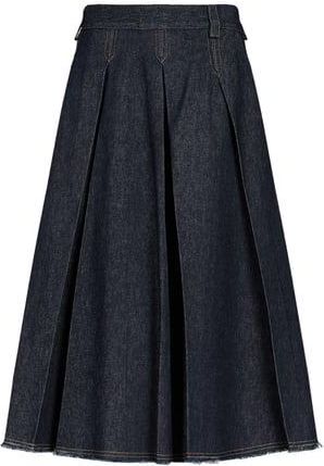 Tela Jupe midi pliss&eacute;e en coton