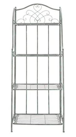 Safavieh Modern Metall Au&szlig;enregal, Antikes Dunkelgr&uuml;n