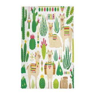 Mnsruu Llama Alpaka Sommer Kaktus Pflanze Küchentücher Geschirrtuch Geschirrtuch Spültücher 1 Packung super saugfähig weich 45,7 x 71,1 cm