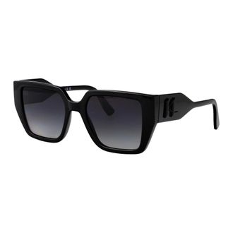 Karl Lagerfeld Femme, Accessoires, Noir, Taille: 52 MM Lunettes DE Soleil