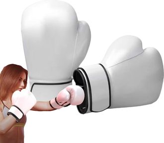 Generic Boxhandschuhe F&uuml;r Thaiboxen - 283 g Box- und Trainingsausr&uuml;stung | Vollfinger Boxhandschuhe f&uuml;r Sands&auml;cke,F&uuml;r M&auml;nner Frauen Erwachsene Boxer Erfahrene