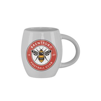 Foco Offiziell lizenzierte Teetasse von Brentford FC, Wei&szlig;