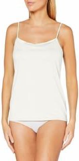 CALIDA Cate Top Spaghetti Femme, avec empiècement Satin à lencolure, Bretelles réglables