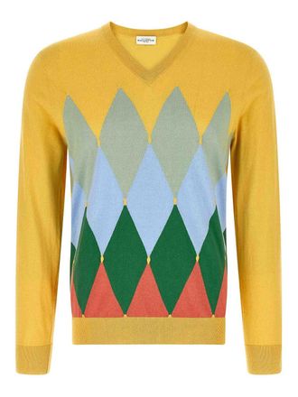 Ballantyne Pull Col Rond - Jaune