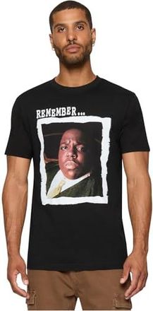 Mister Tee Notorious Big Remember Tee T-Shirt, Noir, S Homme