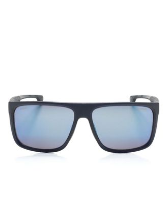 Carrera x Ducati lunettes de soleil &agrave; monture rectangulaire - Bleu