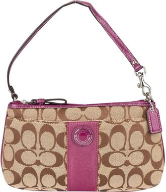 Coach Crossbody Bags - Coach Monogram Mini Shoulder Bag - Gr. unisize - in Braun - f&uuml;r Damen