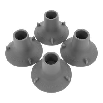 Hemobllo COHEALI 4 St&uuml;ck rutschfeste TPR Ersatzf&uuml;&szlig;e f&uuml;r Duschst&uuml;hle, wasserfeste Gummif&uuml;&szlig;e 1-1/8 Zoll, stabile Saugnapf-Beinabdeckungen f&uuml;r Erwachsene Badstuhl