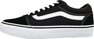 Vans Ward Homme, (SUEDE/CANVAS) BLACK/WHITE, 47 EU